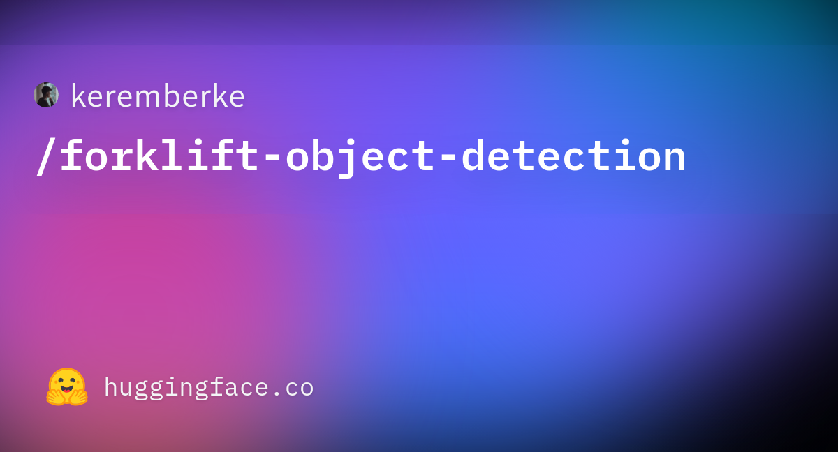 keremberke/forklift-object-detection · Datasets at Hugging Face keremberke/forklift-object-detection · Datasets at Hugging Face