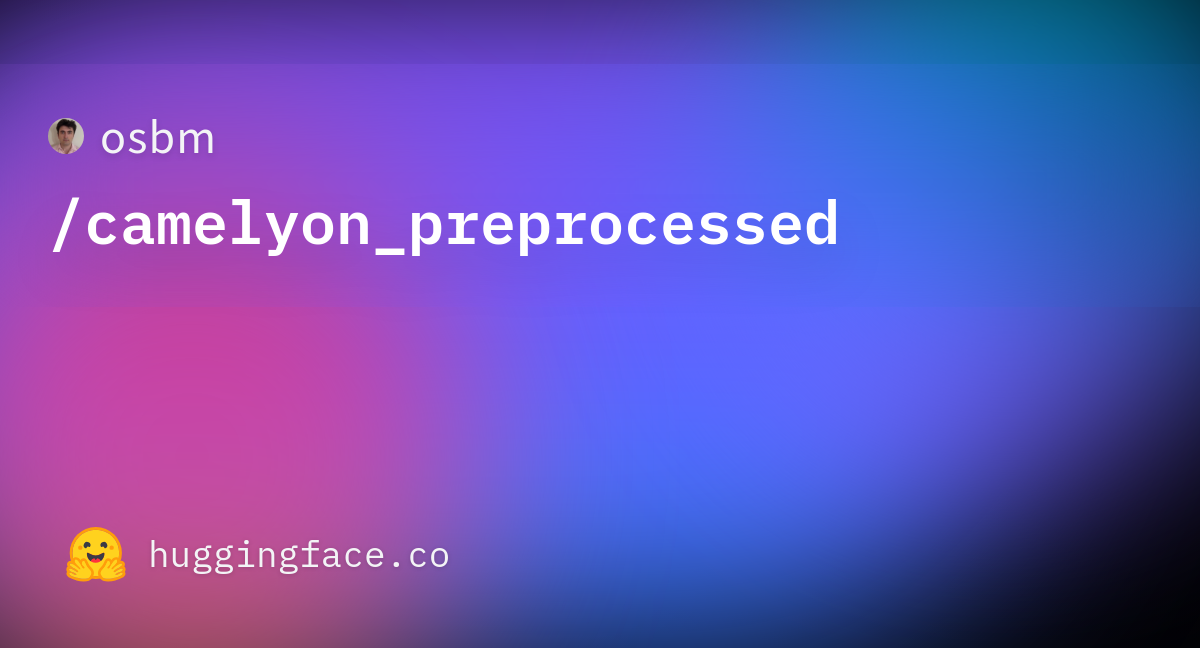 osbm/camelyon_preprocessed · Datasets at Hugging Face osbm/camelyon_preprocessed · Datasets at Hugging Face