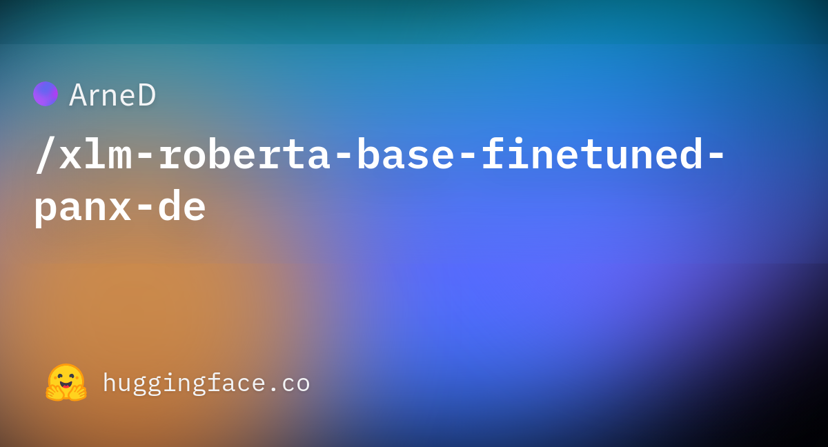 ArneD/xlm-roberta-base-finetuned-panx-de at main ArneD/xlm-roberta-base-finetuned-panx-de at main