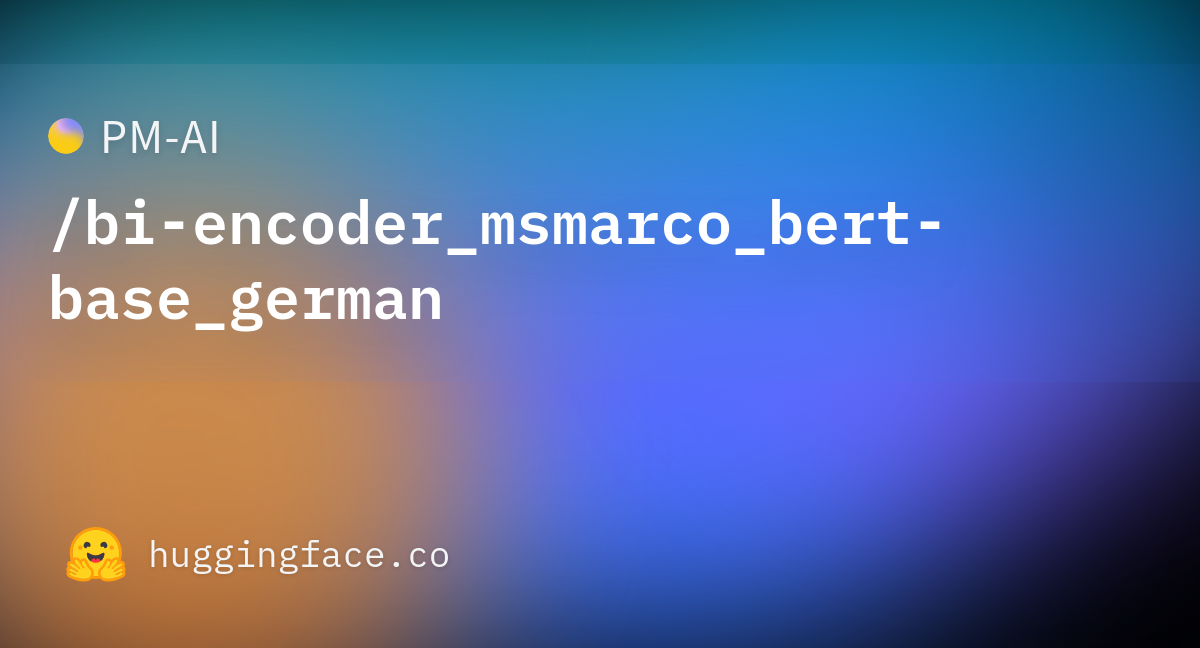 Pm Aibi Encodermsmarcobert Basegerman · Hugging Face