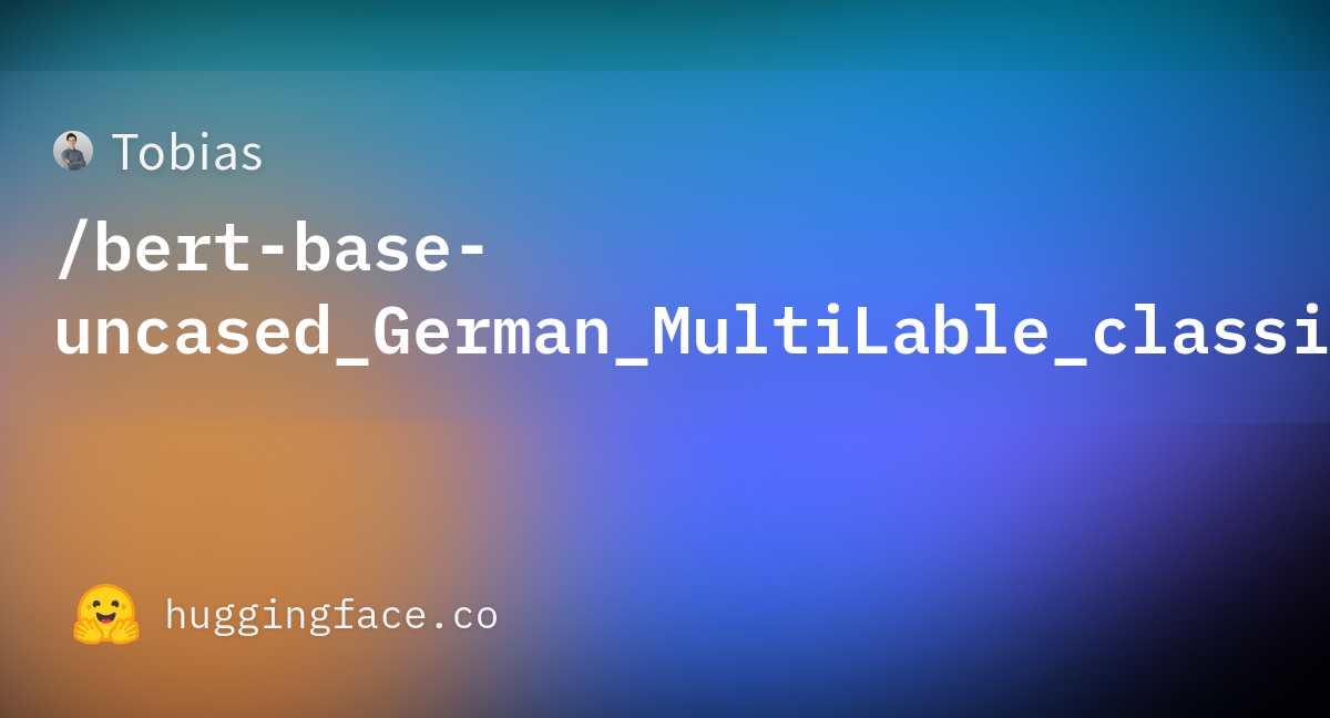 Tobiasbert Base Uncasedgermanmultilableclassification · Hugging Face