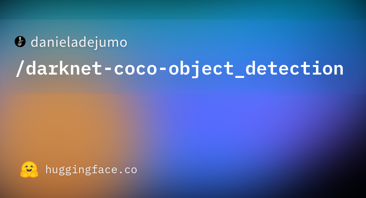 Models Py · Danieladejumo Darknet Coco Object Detection At Main