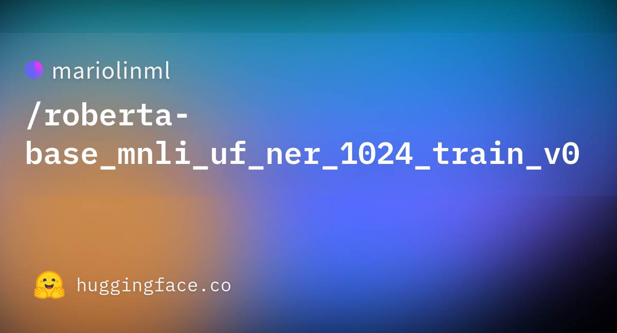 mariolinml/roberta-base_mnli_uf_ner_1024_train_v0 · Training metrics mariolinml/roberta-base_mnli_uf_ner_1024_train_v0 · Training metrics