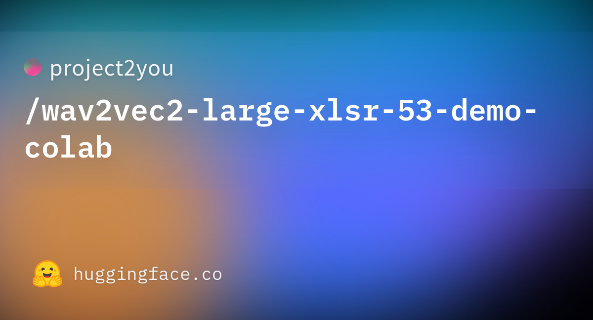 project2you/wav2vec2-large-xlsr-53-demo-colab · Training metrics project2you/wav2vec2-large-xlsr-53-demo-colab · Training metrics
