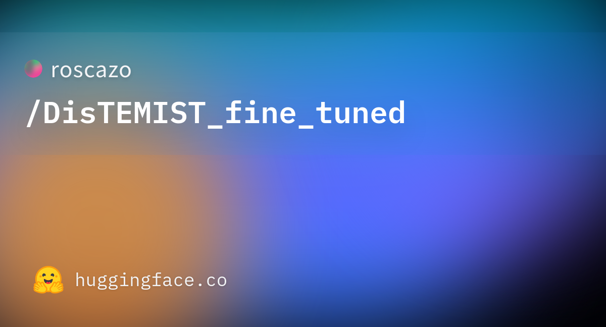 roscazo/DisTEMIST_fine_tuned · Hugging Face roscazo/DisTEMIST_fine_tuned · Hugging Face