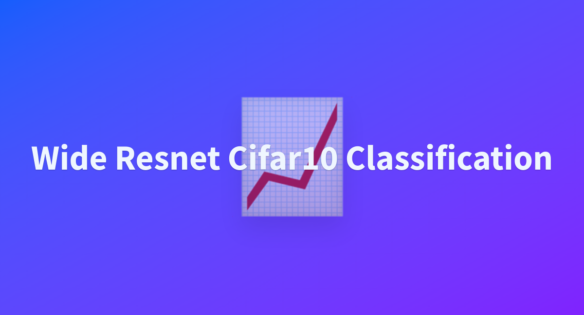 ClassCat/wide-resnet-cifar10-classification at main ClassCat/wide-resnet-cifar10-classification at main