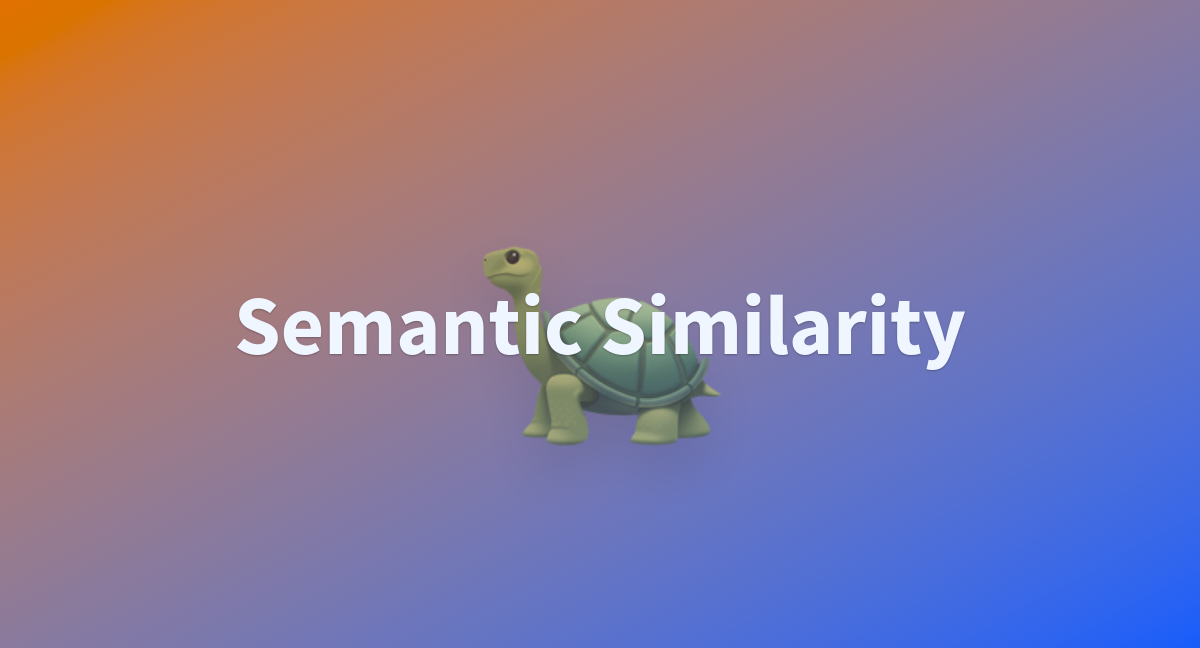 Semantic Similarity - a Hugging Face Space by Rubens Semantic Similarity - a Hugging Face Space by Rubens