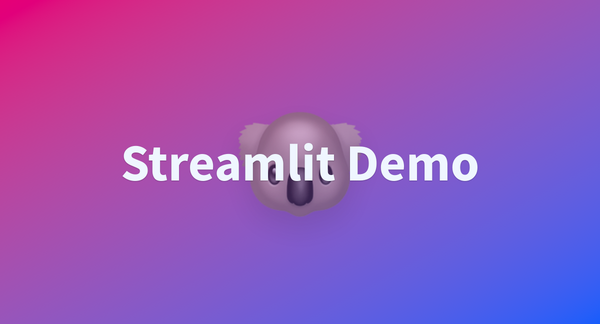Amritpattnaikstreamlitdemo At Main
