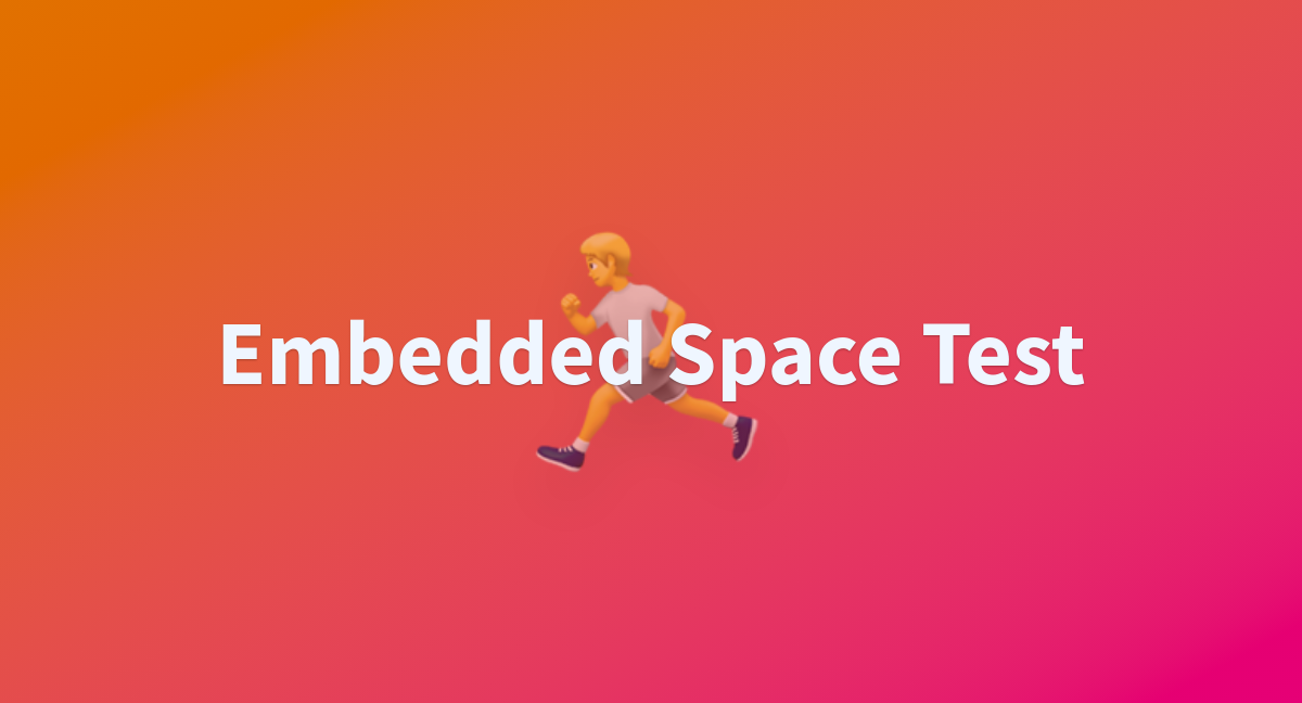 Embedded Space Test A Hugging Face Space By Awacke1