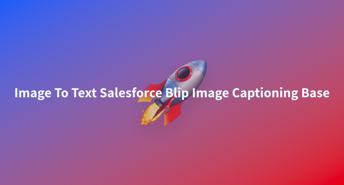 Image To Text Salesforce Blip Image Captioning Base A Hugging Face Space By Awacke1