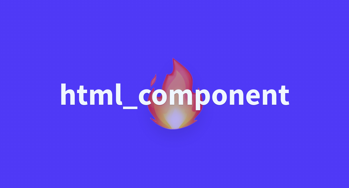 Htmlcomponent A Hugging Face Space By Gradio