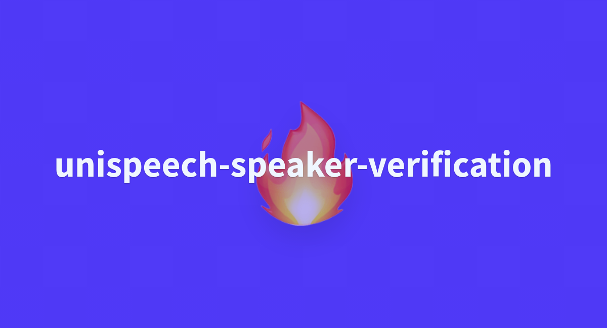 unispeech-speaker-verification - a Hugging Face Space by gradio unispeech-speaker-verification - a Hugging Face Space by gradio