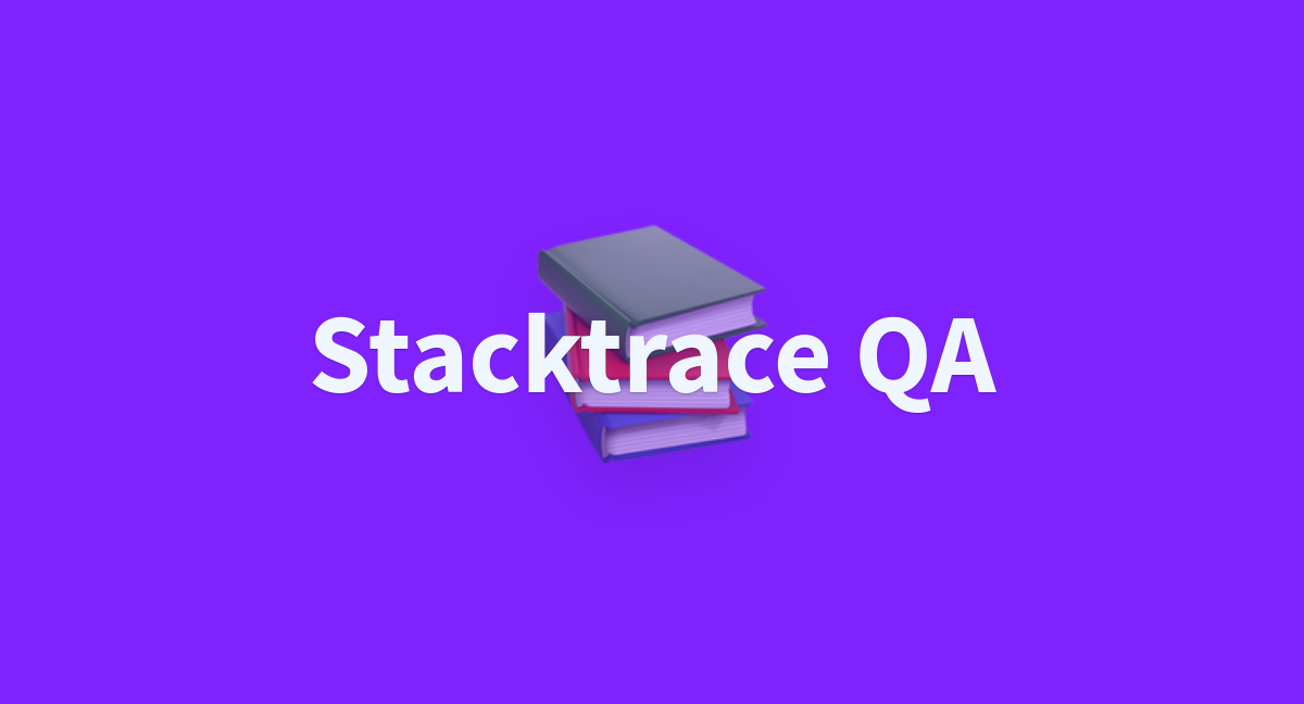 Apppy · Krrishdstacktrace Qa At Main