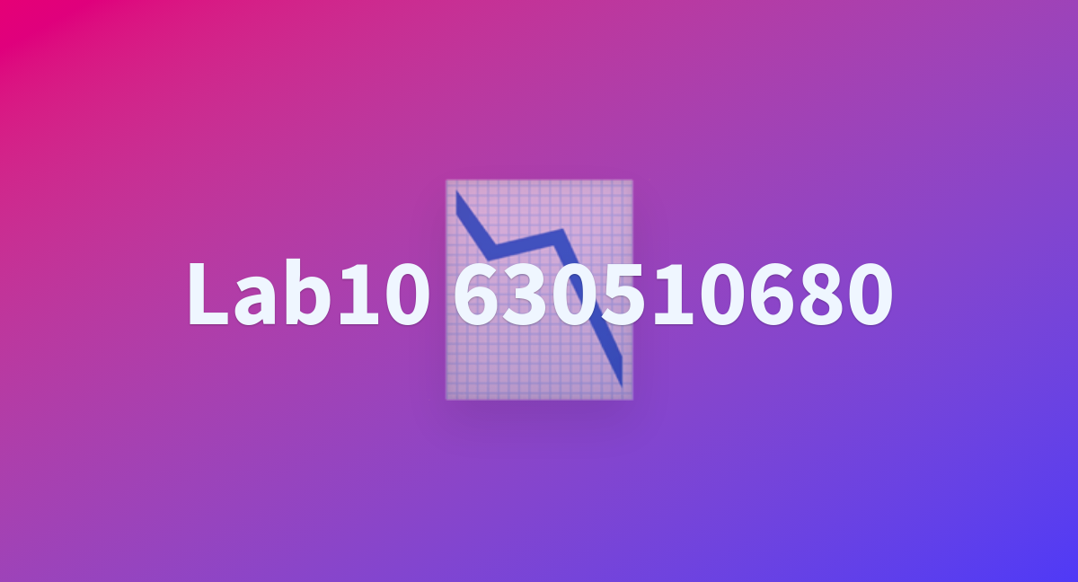 App Py · Minjibi Lab10 630510680 At Main