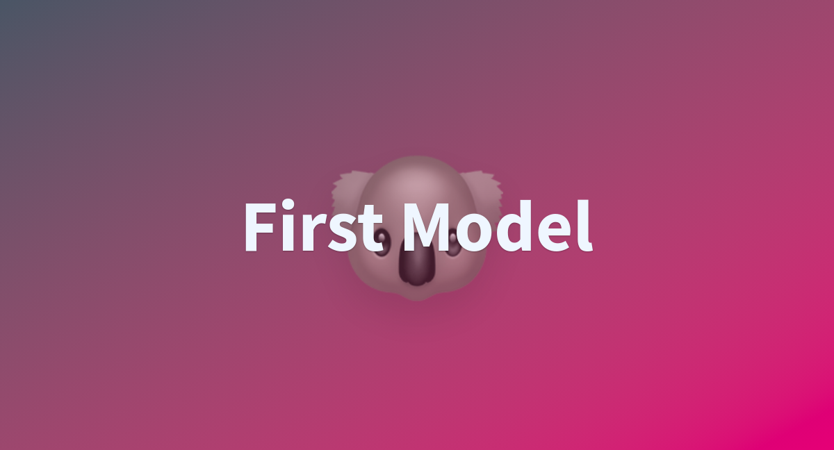 First Model A Hugging Face Space By Moadams
