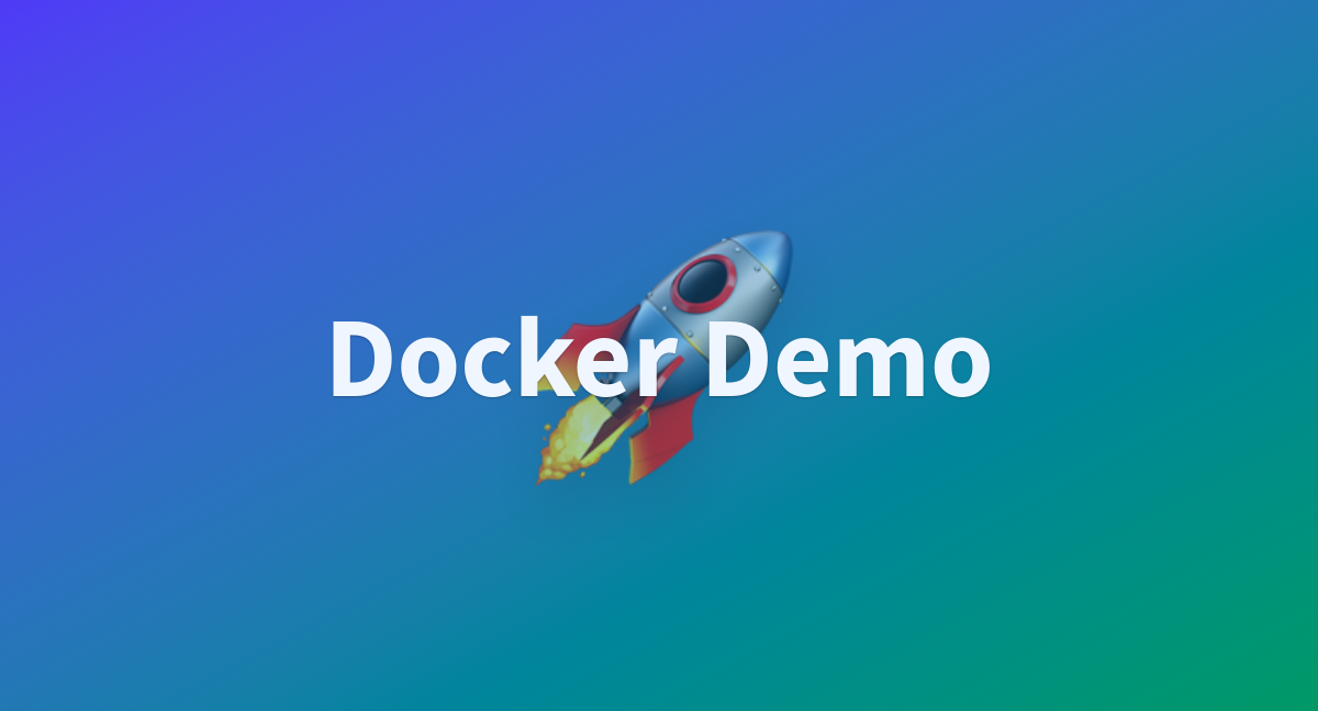 Docker Demo - a Hugging Face Space by patloeber Docker Demo - a Hugging Face Space by patloeber