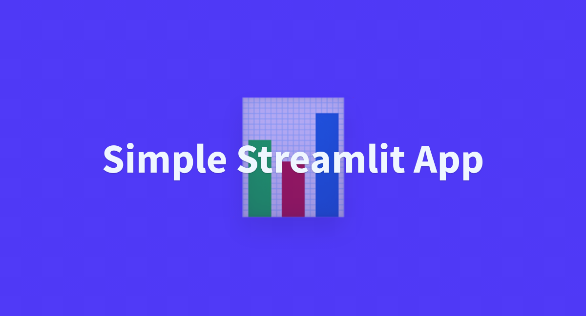 Simple Streamlit App A Hugging Face Space By Sherwan