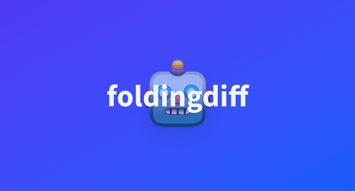 Foldingdiff A Hugging Face Space By Wukevin